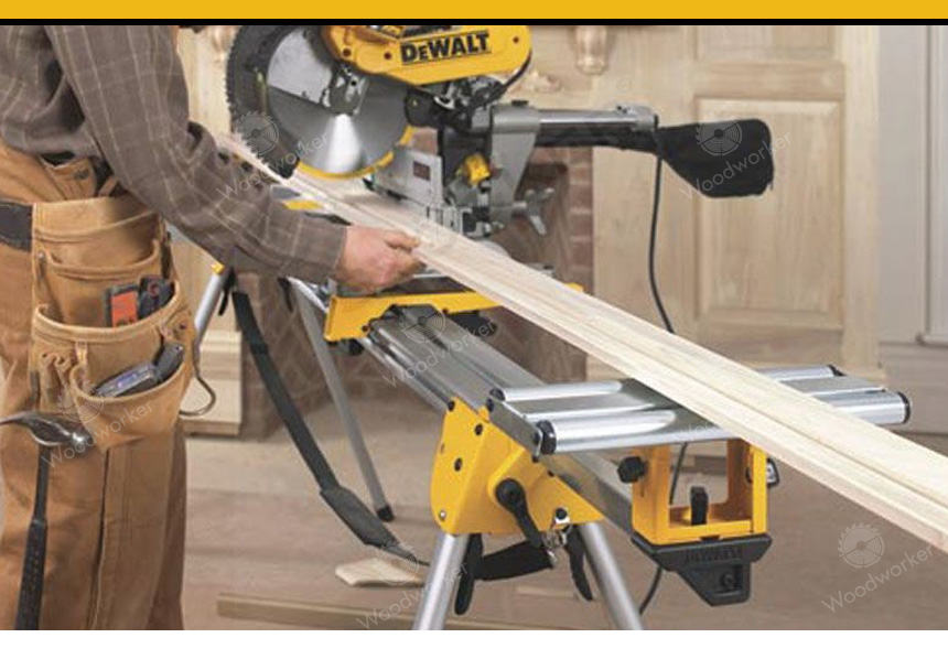 [디월트] 각도 절단기 광폭 롤러 지지대 DW7027 - 우드카빙&우드워킹 전문 우드워커